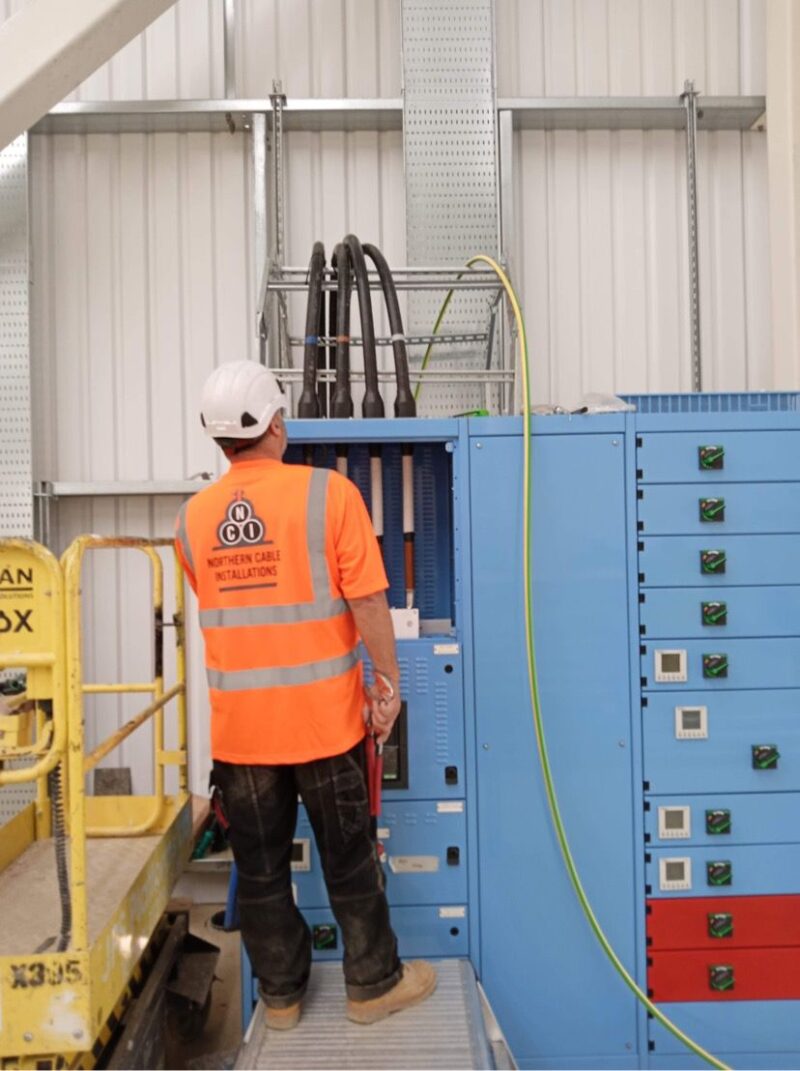 Ocado distribution centre Luton - Northern Cable Installations